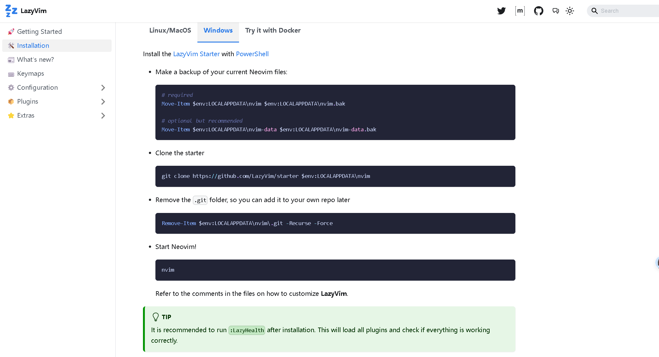 neovim + lazyvim + 插件安装-CSDN博客