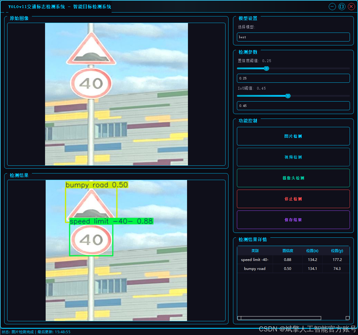基于深度学习YOLOv11的交通标志识别检测系统（YOLOv11+YOLO数据集+UI界面+登录注册界面+Python项目源码+模型）-CSDN博客