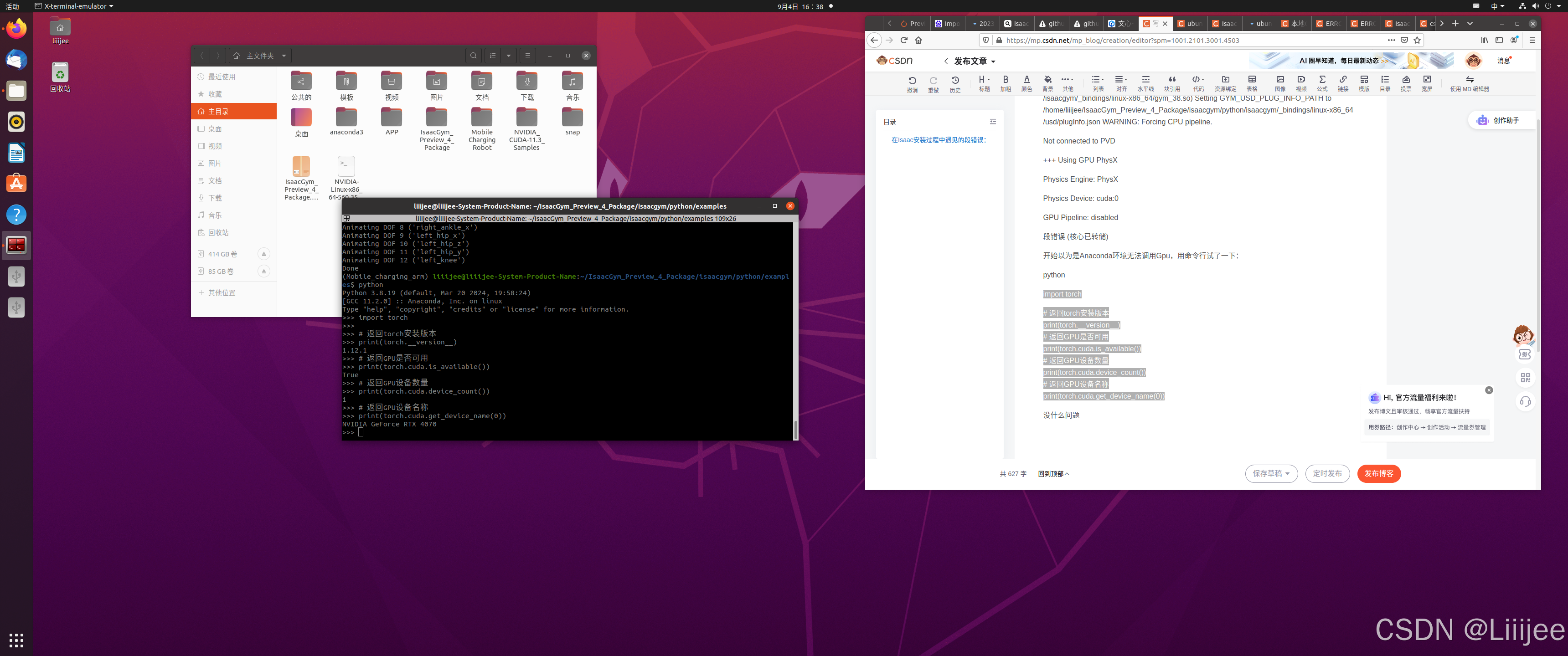 Isaac Gym安装报错_warning: forcing cpu pipeline. not connected to pv-CSDN博客