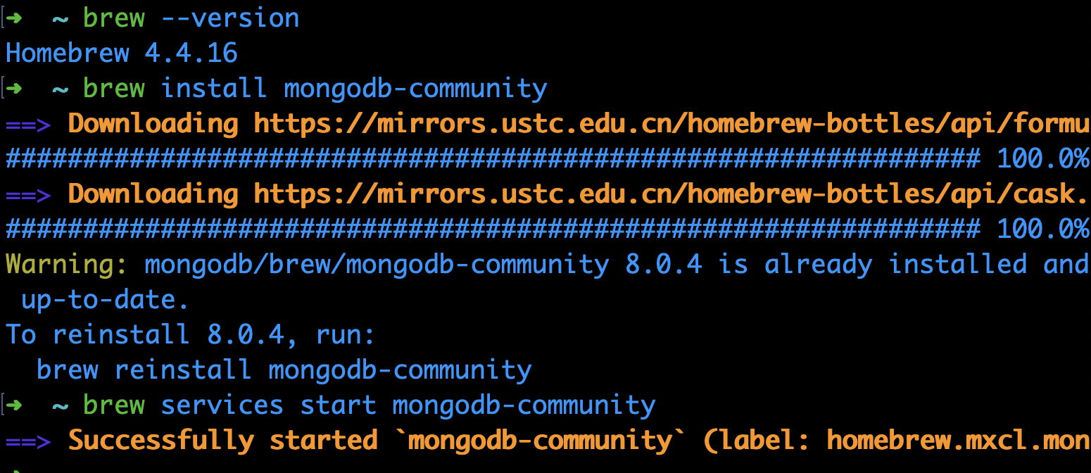 Mac安装MongoDb-CSDN博客