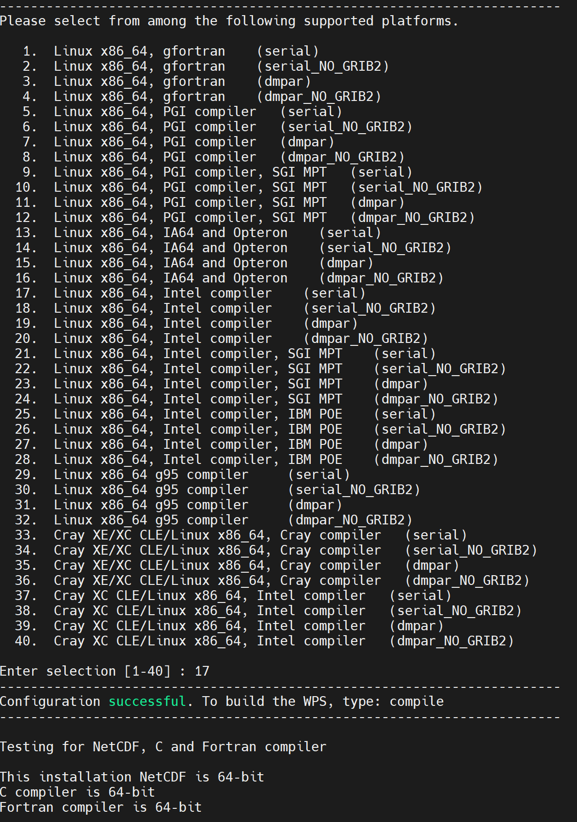 Linux上 WRF Intel编译过程及问题记录_wrf编译-CSDN博客