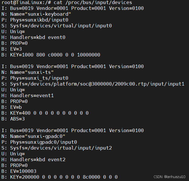 cat /proc/bus/input/devices 解读-CSDN博客