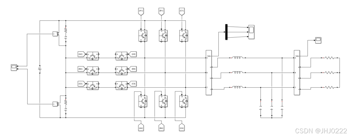 SPWM-T型拓扑，Simulink仿真学习笔记_t型三电平拓扑-CSDN博客