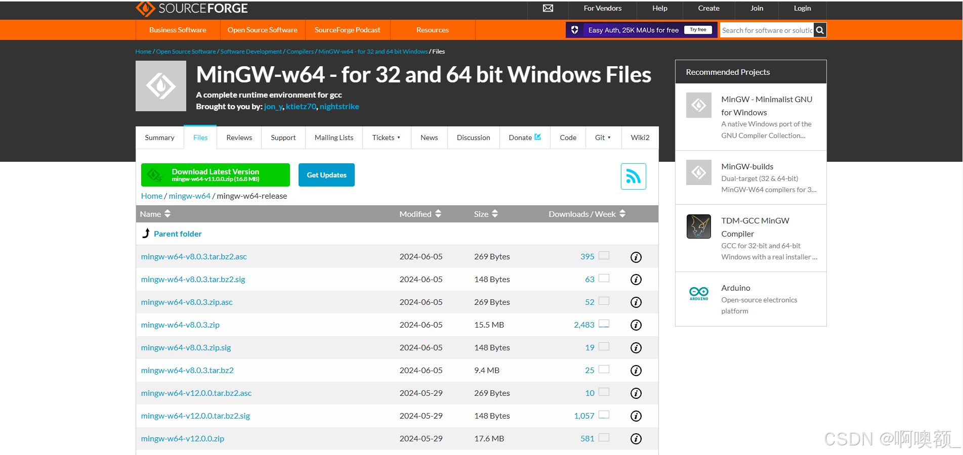 在windows系统安装minGW，下载之后的文件没有bin_mingw没有bin目录-CSDN博客