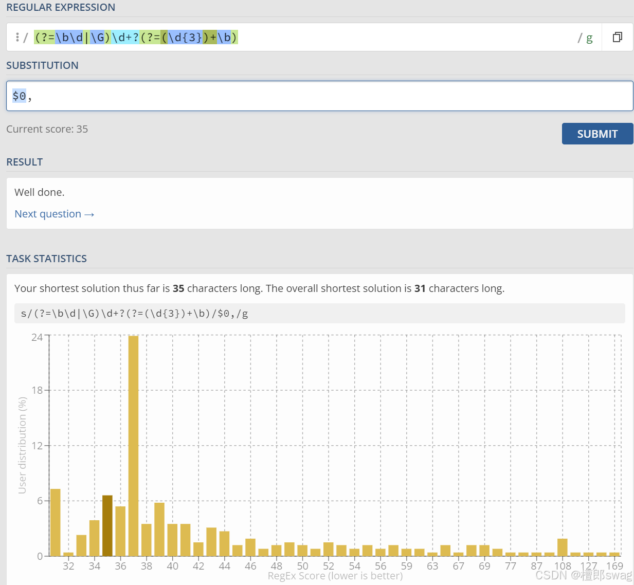 regex101网站Regex Quiz练习答案及笔记分享_regex101答案-CSDN博客