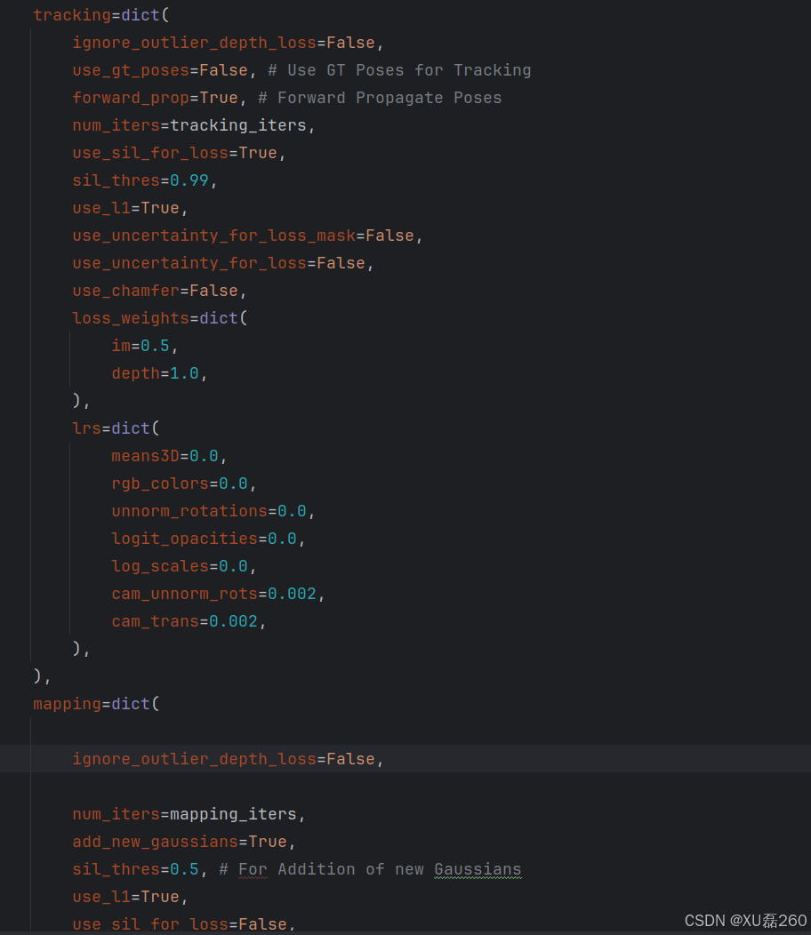 SplaTAM: Splat, Track & Map 3D Gaussians for Dense RGB-D SLAM，项目运行及代码更正 ...