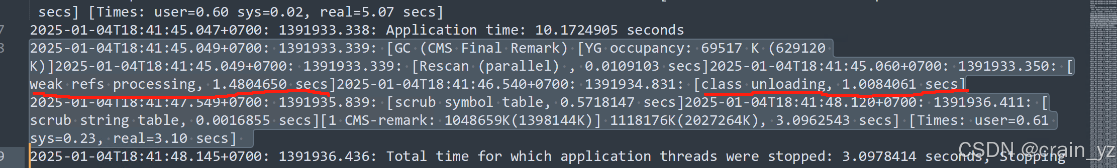 FGC class unloading 和 weak refs processing 耗时长排查及解决建议-CSDN博客