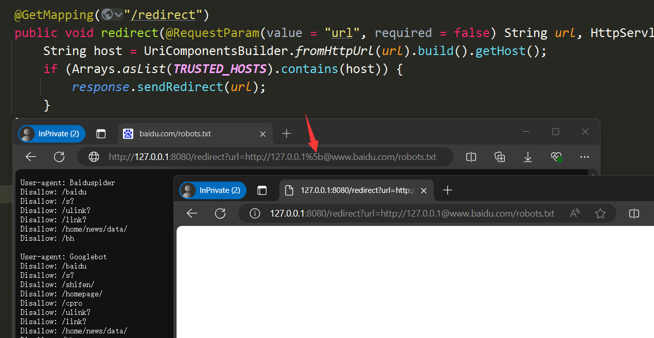 『cve』简析cve 2024 22243 Springframeworkurlparsingwithhostvalidation及其绕过 Cve 2024 22259 Csdn博客