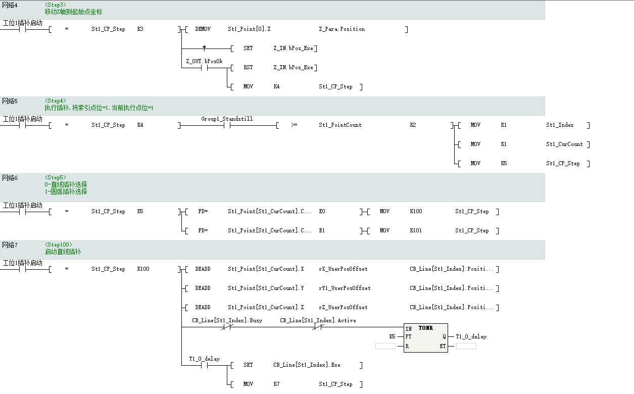 汇川H5U PLC 实现直线插补、圆弧插补、直线圆弧混合连续插补_汇川plc圆弧插补程序实例-CSDN博客