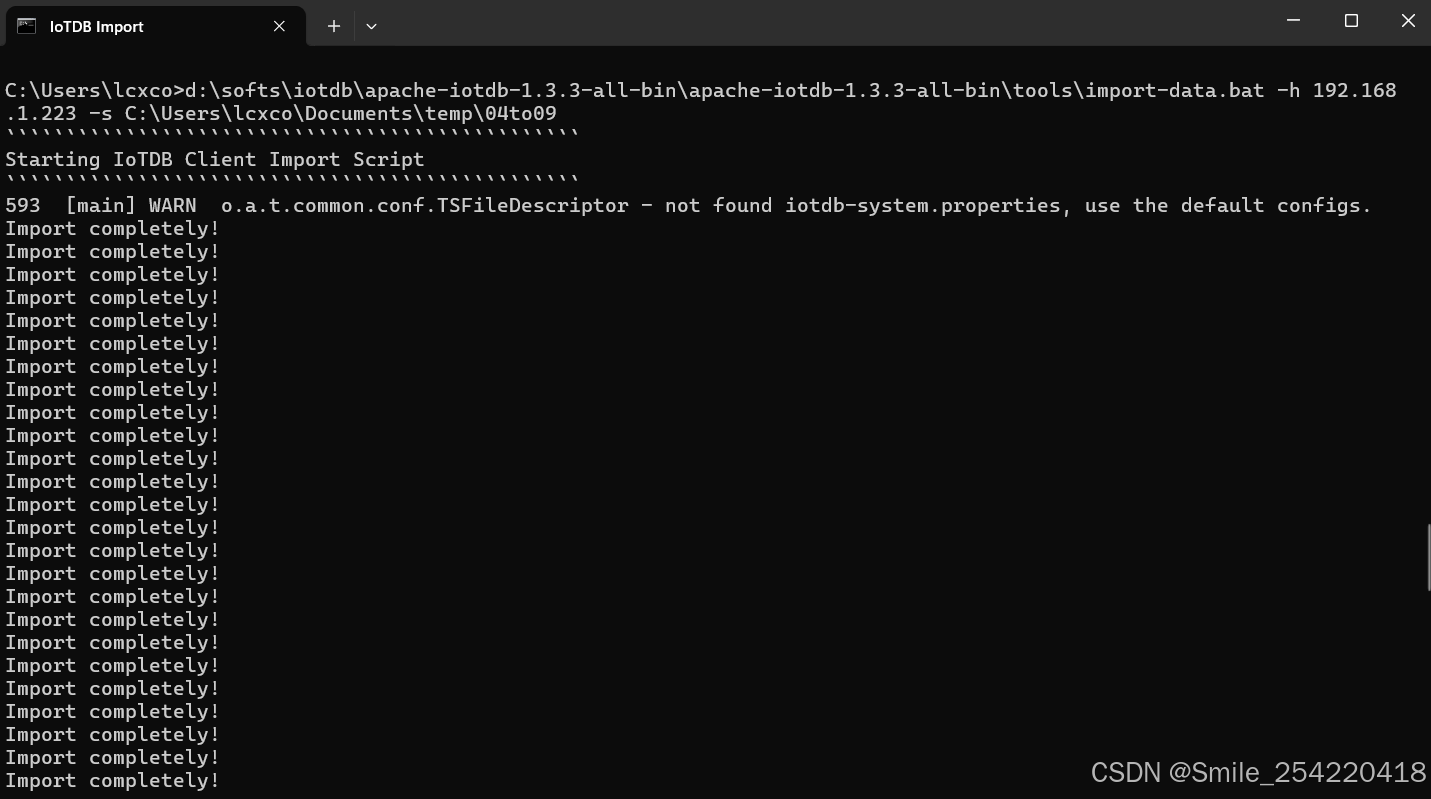 iotdb数据库 - 数据导入导出_iotdb导出数据-CSDN博客