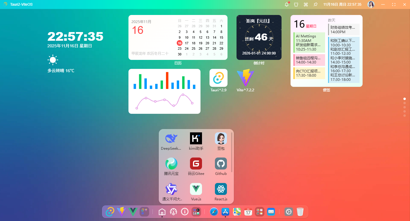 最新自研tauri2.9+vite7桌面OS系统|vue3+tauri2+arco客户端os管理后台模板_vite7-tauri2os-CSDN博客