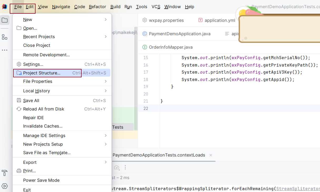 class path resource [wxpay.properties] cannot be opened because it does not exist_class path ...