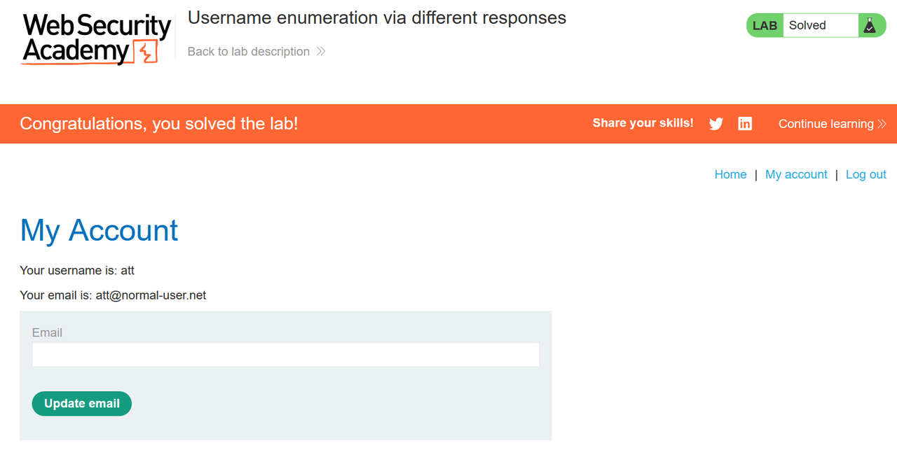 Portswigger lab--Authentication_username enumeration via different responses-CSDN博客