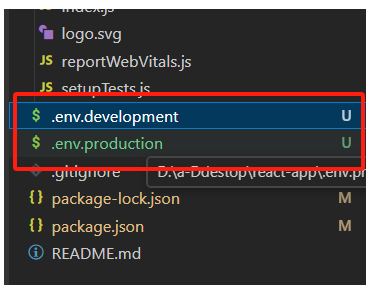 React 使用.env.development和production_.env.development 和.env.production 文件怎么创建-CSDN博客