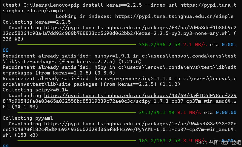 Anaconda配置虚拟环境，搭建tensorflow1.14.0框架_anaconda安装tensorflow1.14-CSDN博客