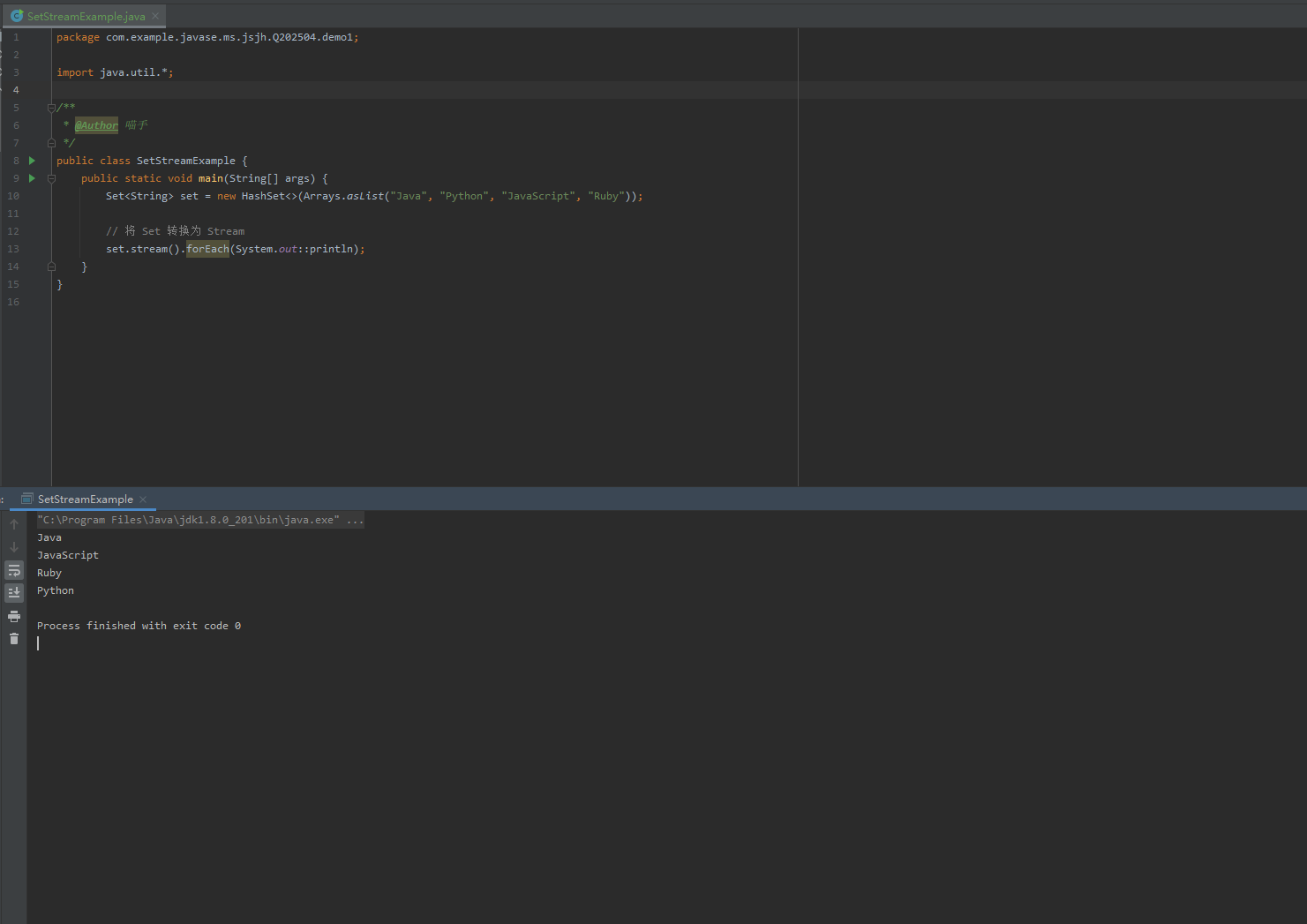 Java中 set集合 常用的stream方法，你了解哪几种？_java stream set-CSDN博客