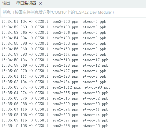 基于esp32驱动CCS811模块监测eCO2/TVOC环境空气质量_ccs811传感器-CSDN博客