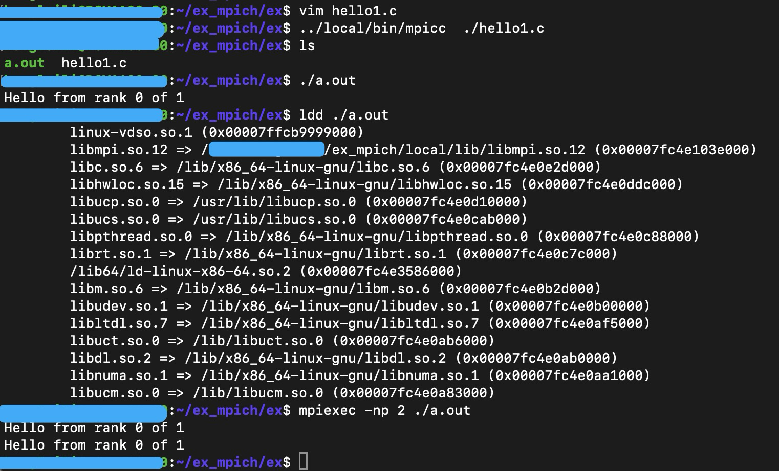 MPICH 的包安装、编译安装及运行示例步骤整理_mpich安装教程-CSDN博客
