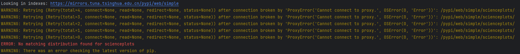 安装python包时遇到ERROR: No matching distribution found for ×××的问题_error: no matching distribution ...