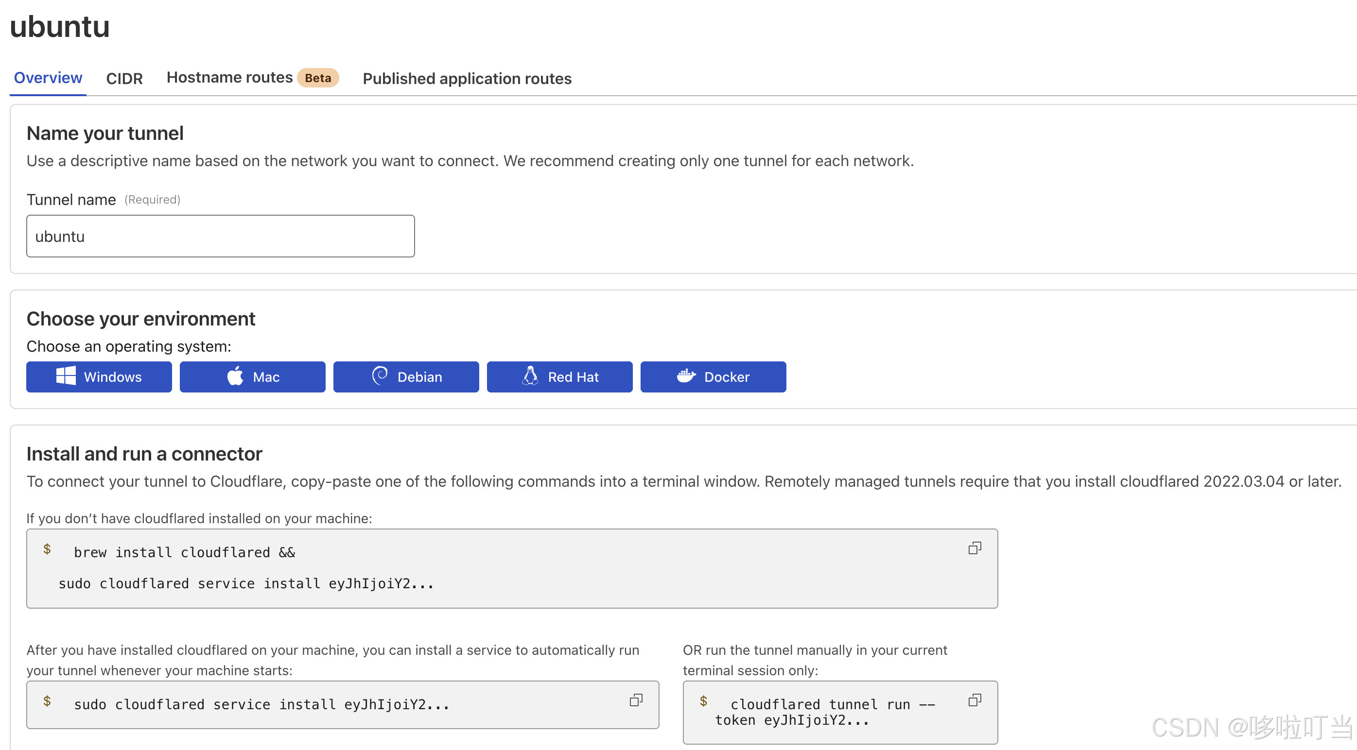 基于Cloudflare Tunnel的SSH服务器搭建_baishancloud tunnel连接-CSDN博客