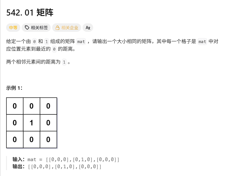 图论专题(十二)：BFS的“多源”反转——再探「01 矩阵」的最短距离-CSDN博客