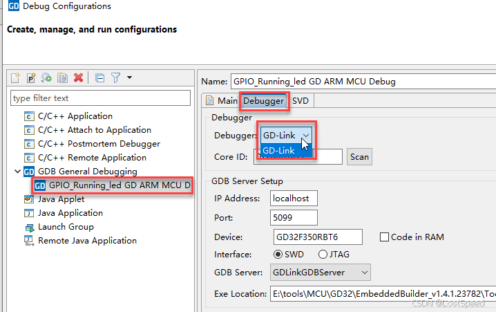 GD - GD32350R_EVAL开箱 + Embedded Builder 单步调试_gd32 embedded builder-CSDN博客