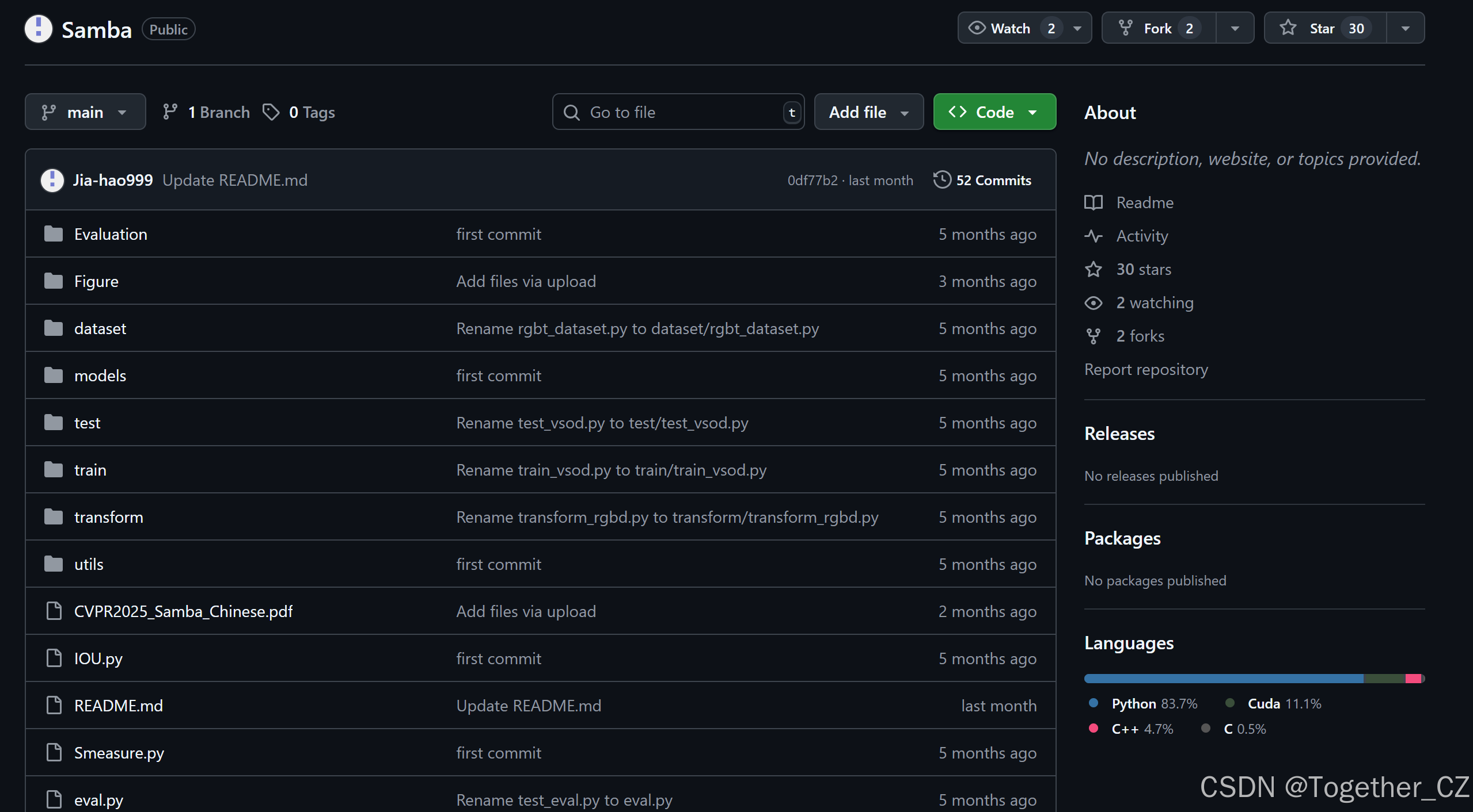 Samba: A Unified Mamba-based Framework for General Salient Object Detection基于 Mamba 的统一框架用于通用显著 ...