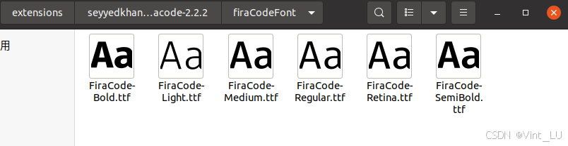超简单一分钟VSCODE安装Fira Code字体_vscode firacode-CSDN博客