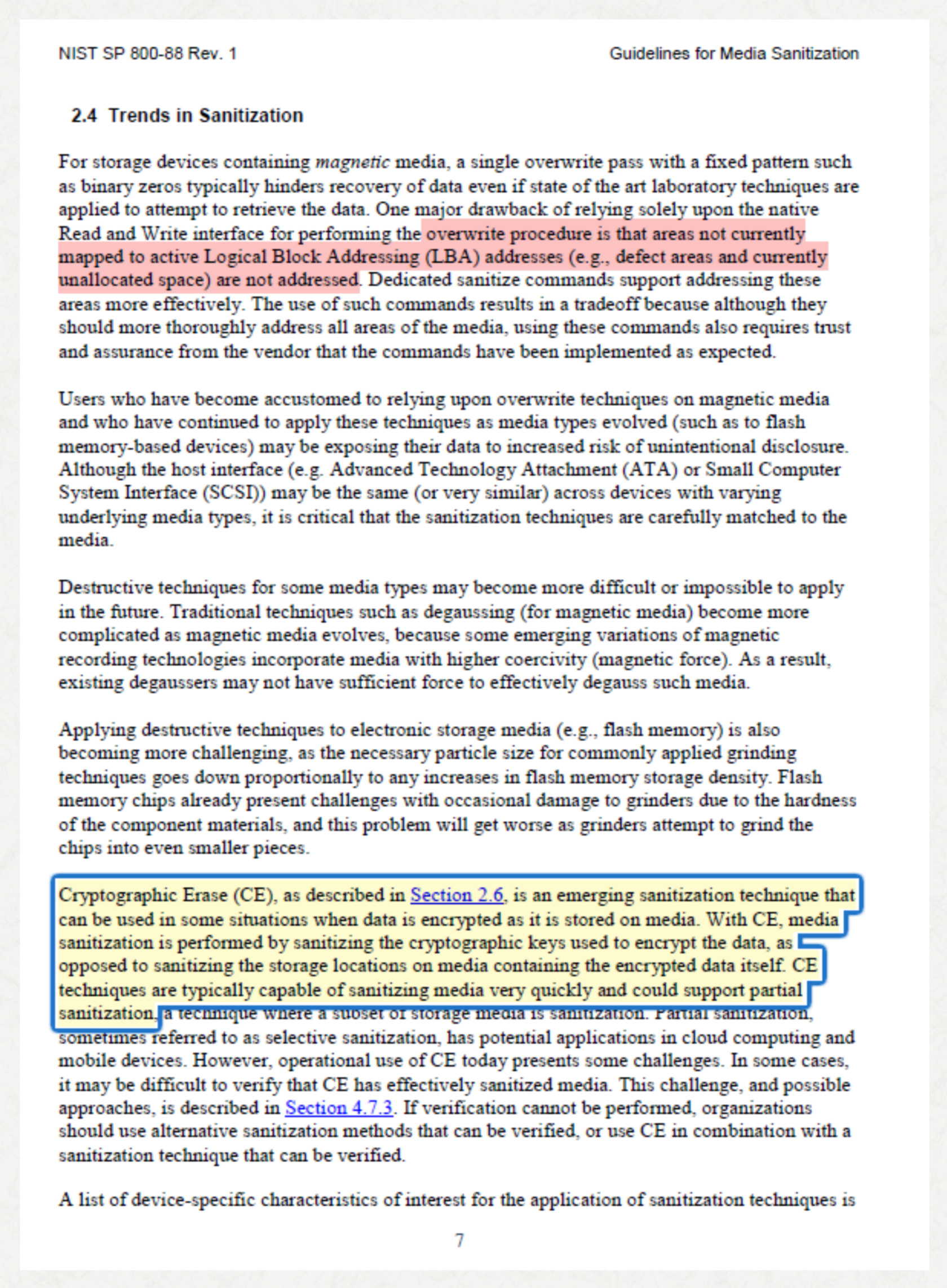 NIST-800-88 建议SSD擦除标准_nist 800-88-CSDN博客