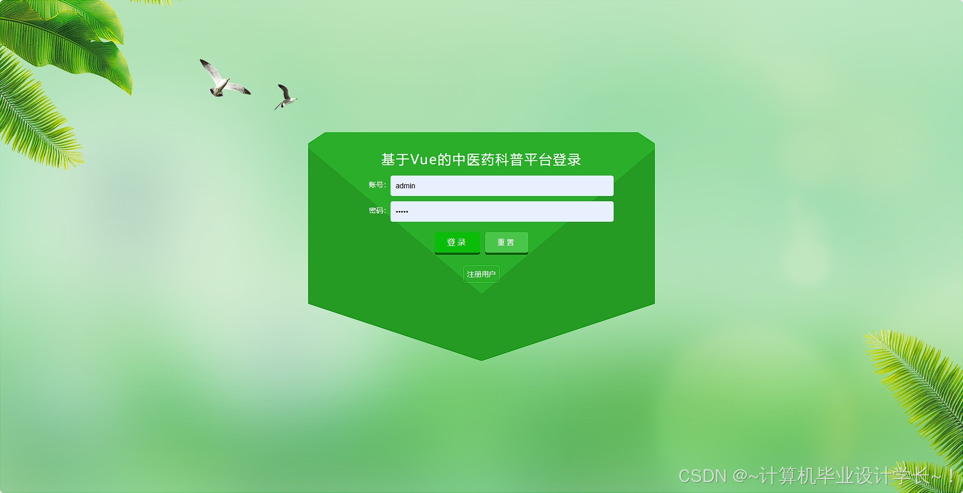 计算机毕业设计项目之基于nodejs实现的中医药科普平台 Csdn博客 3210