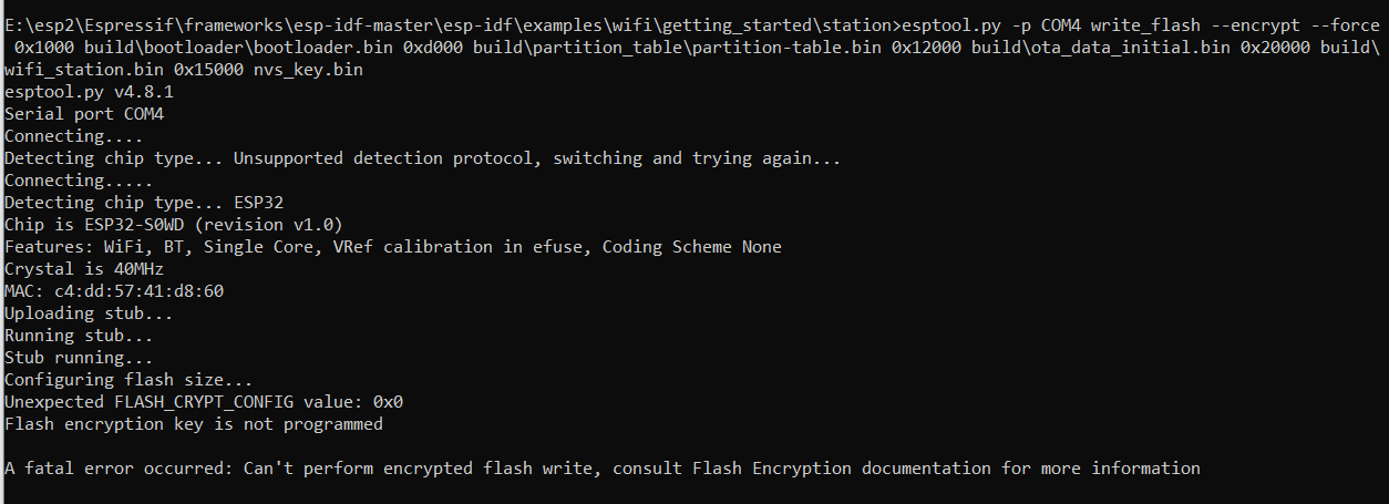 【ESP32 v3.1】基于 esptool 完成 Flash Encrypted（Development）+ SecureBoot V2 + NVS Encrypted_esp32 ...