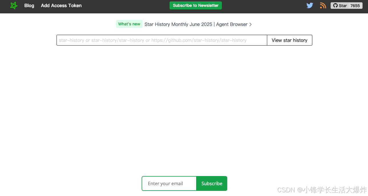 【教程】为github项目添加star趋势图_github star曲线-CSDN博客