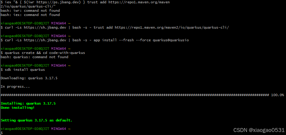 Quarkus学习记录（一）快速开始_quarkus入门-CSDN博客