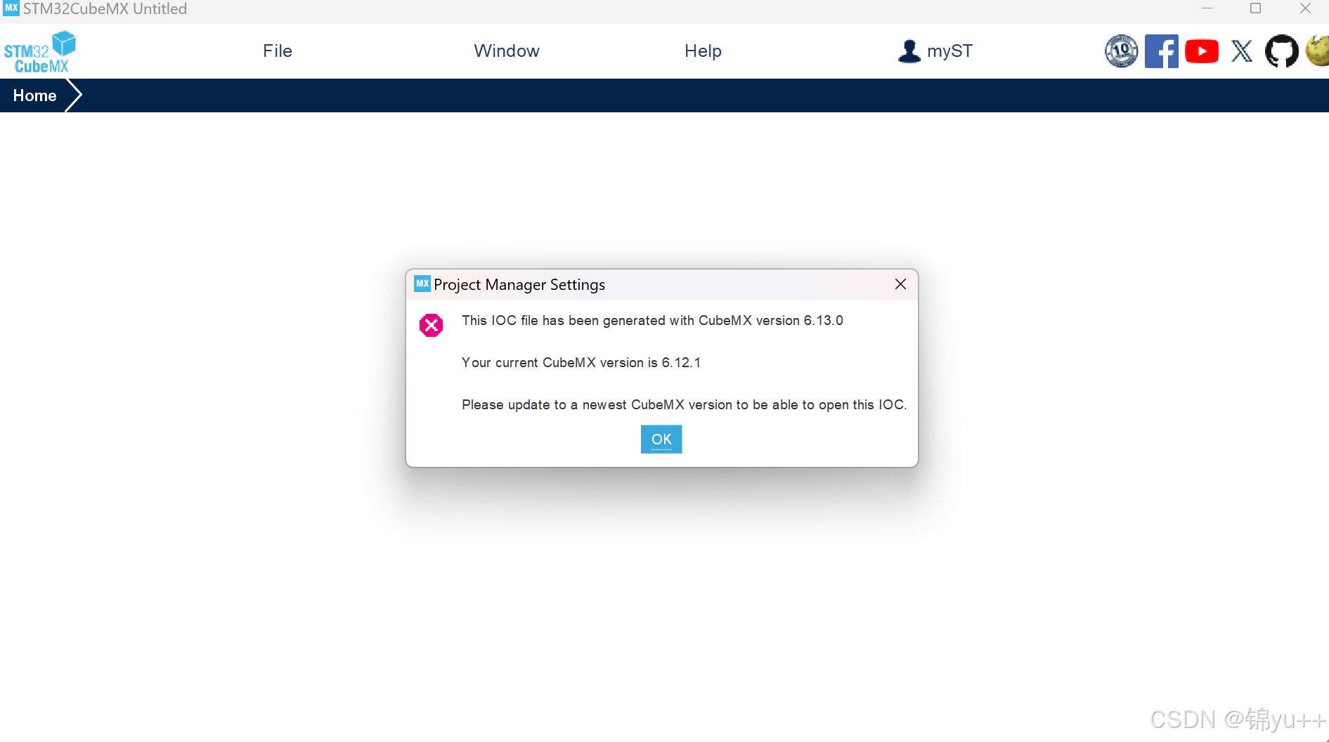 stm32cubemx无法打开高版本的可能解决方法-CSDN博客