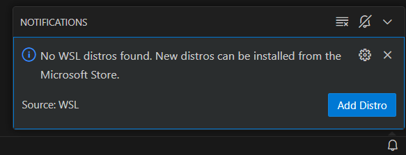 VScode无法连接到WSL--_no wsl distros found. new distros can be installed-CSDN博客