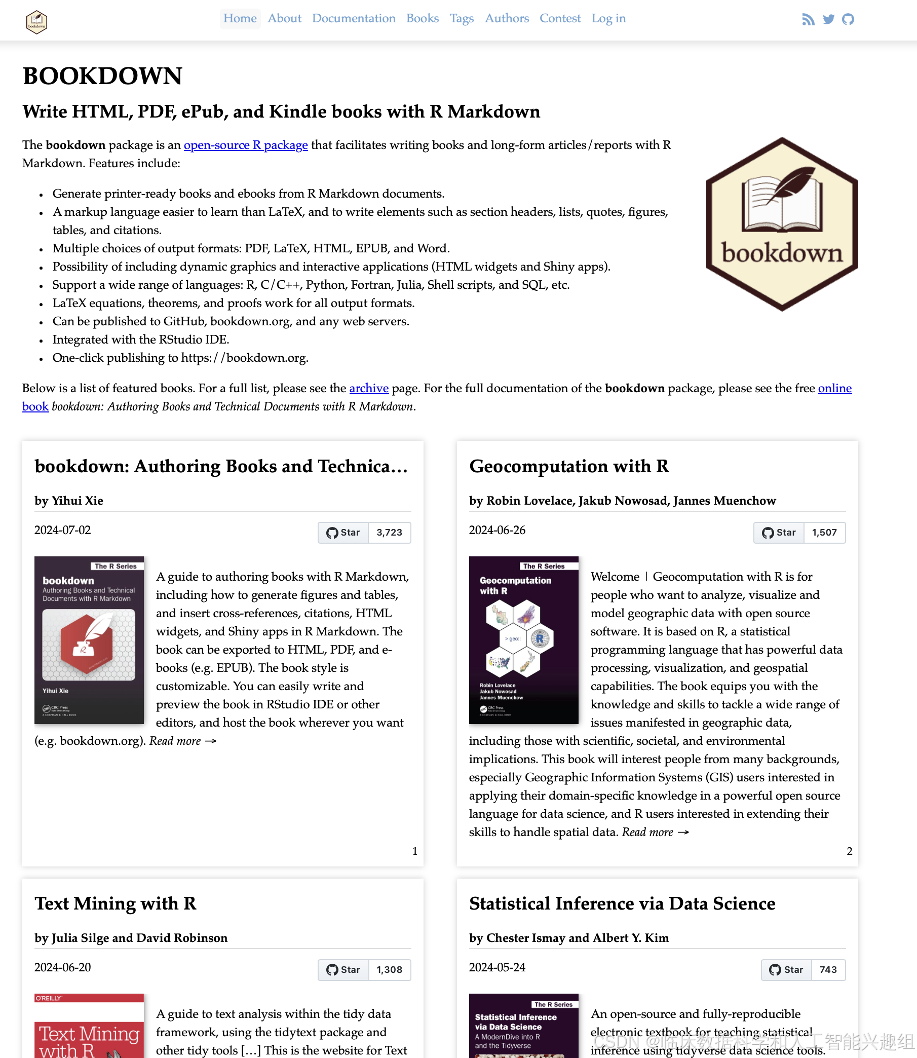 R与Bookdown，简化书籍和长篇技术文档的创作流程_r 语言 bookdown-CSDN博客