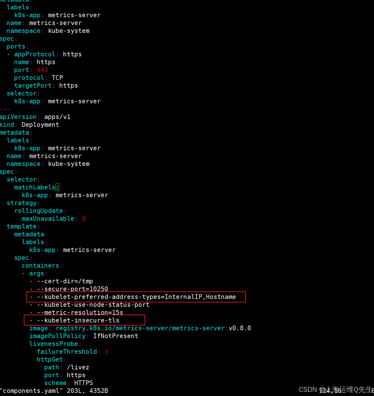 Kind部署metrics-server报错: Readiness probe failed: HTTP probe failed with statuscode: 500修复_安装 ...