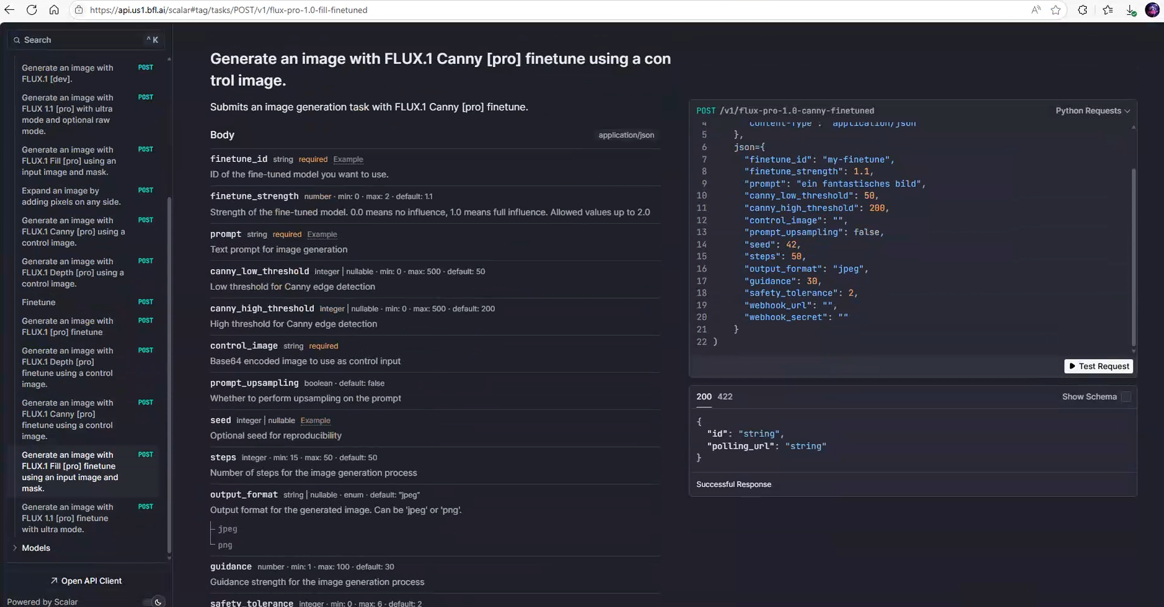 利用BFL api微调FLUX实现多种Task（FLUX Pro Ultra/ Canny ControlNet / Depth ControlNet ）_flux模型api地址-CSDN博客