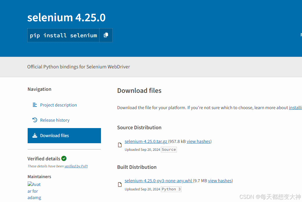 pycharm安装selenium库失败-CSDN博客