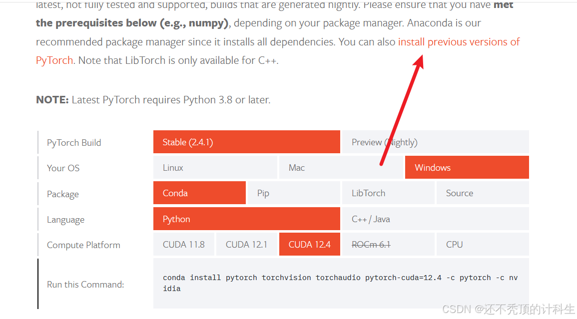 深度学习之pytorch安装conda Install Pytorch Torchvision Torchaudio Pytor Csdn博客