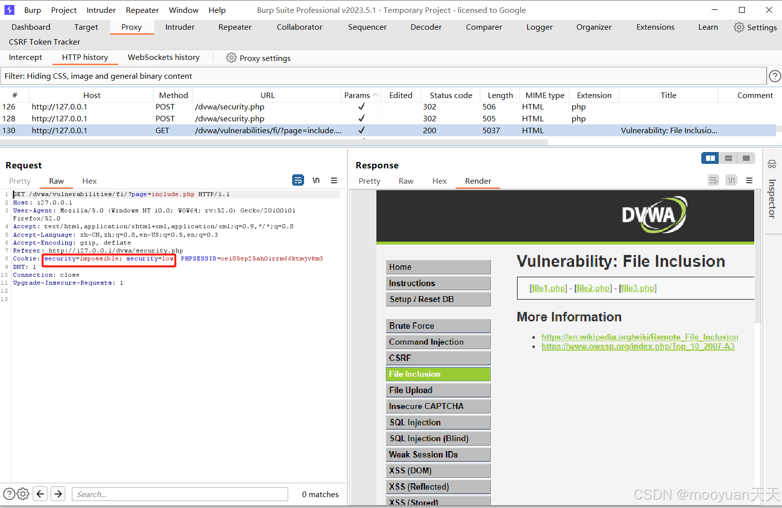 DVWA靶场-安全级别Security配置不生效解决办法_cookies now:{'security':'impossible-CSDN博客