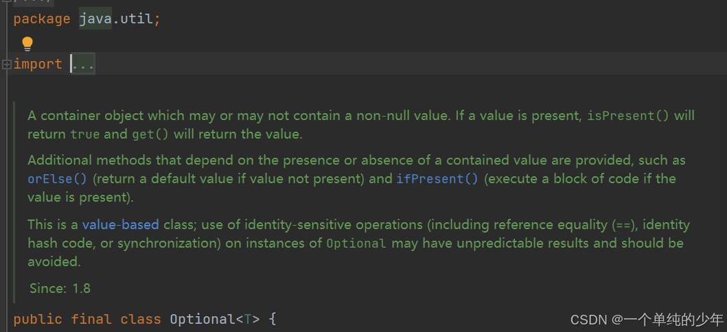 Optional避免null的报错_optional多个map怎么避免null-CSDN博客