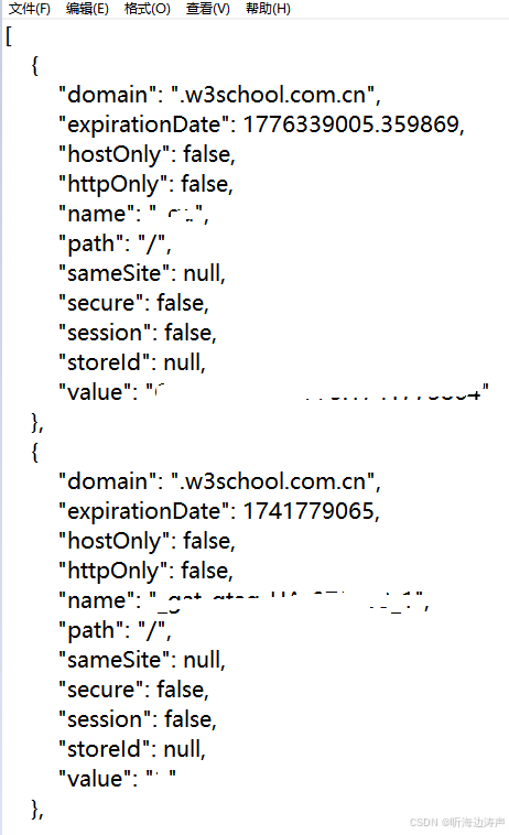在chrome浏览器中安装Cookie-Editor、导出cookie信息为JSON格式-CSDN博客