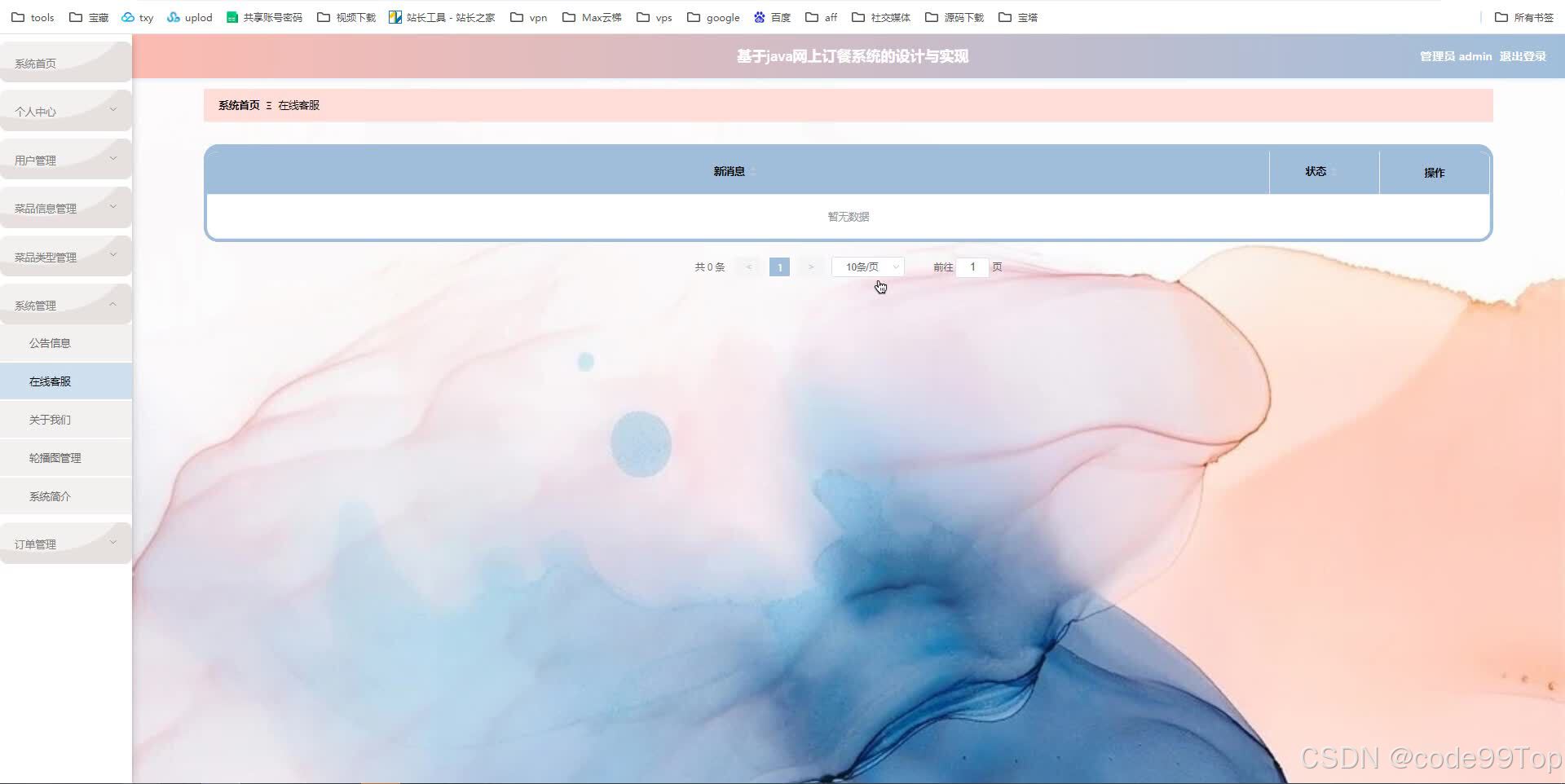 基于SpringBoot+MySQL+SSM+Vue.js的网上订餐系统_基于springboot框架的在线订餐系统的数据库表-CSDN博客