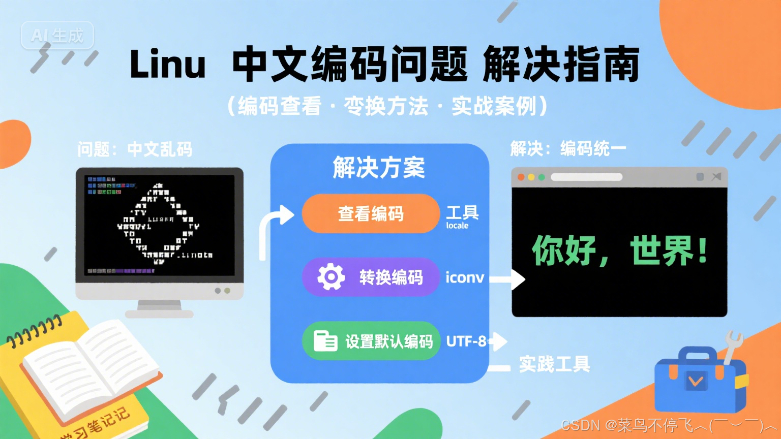 Linux 中文显示乱码问题解决方法编码查看及转换） 学习实践linux系统编码为gbk上传文件中文乱码 Csdn博客
