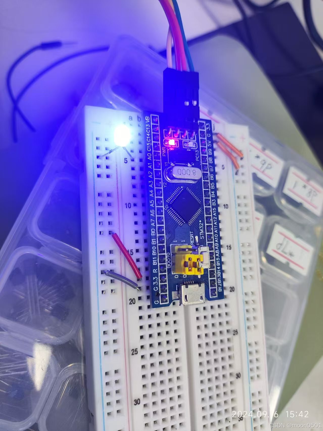 STM32——GPIO输出 点亮LED灯_stm32驱动led灯用什么输出-CSDN博客