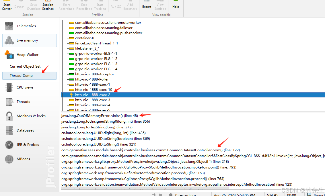 通过JProfiler快速分析定位线上OOM问题_jprofiler分析oom-CSDN博客