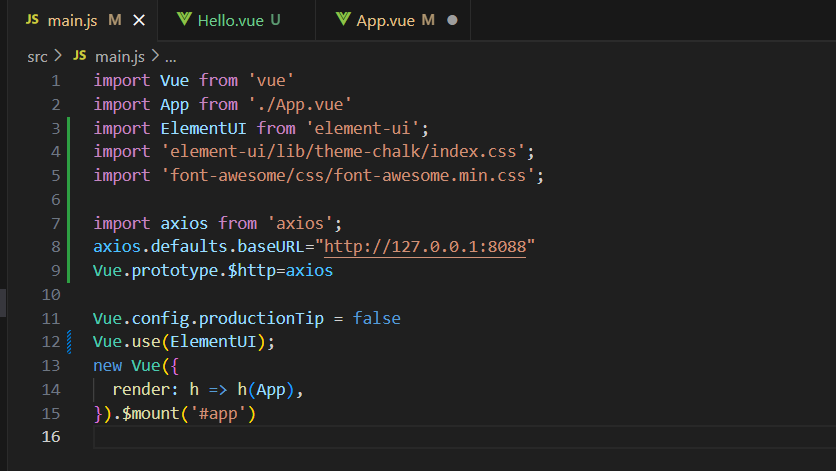 Element UI中引用第三方图标库Font Awesome和通过Axios网络请求的方法_font-awesome.min.css-CSDN博客