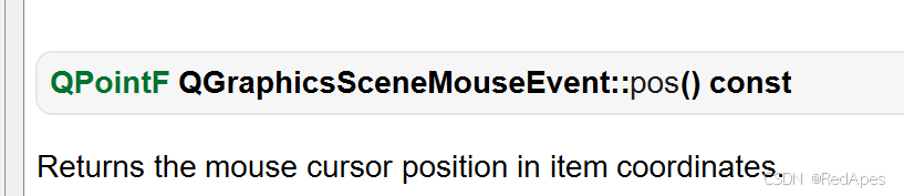 QGraphicsItem的setPos函数和moveBy函数_qt moveby-CSDN博客
